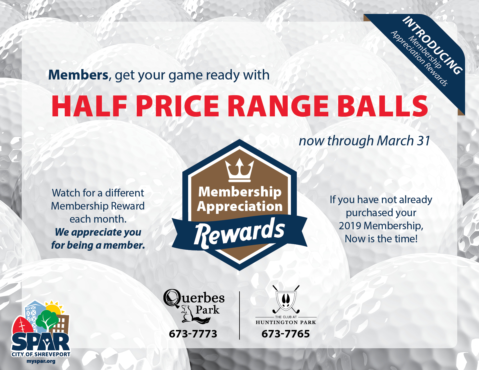 Membership Appreciation Rewards – Spar Golf Courses