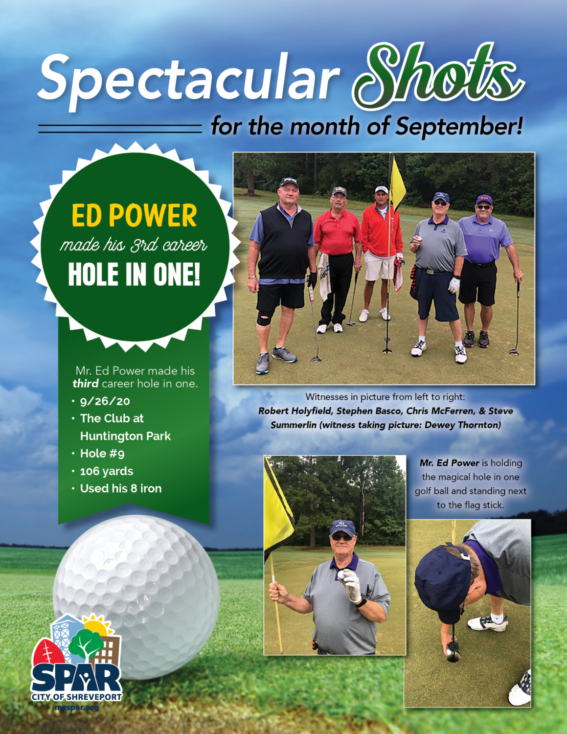 Spectacular Shots for the Month of September 2020 – Spar Golf Courses